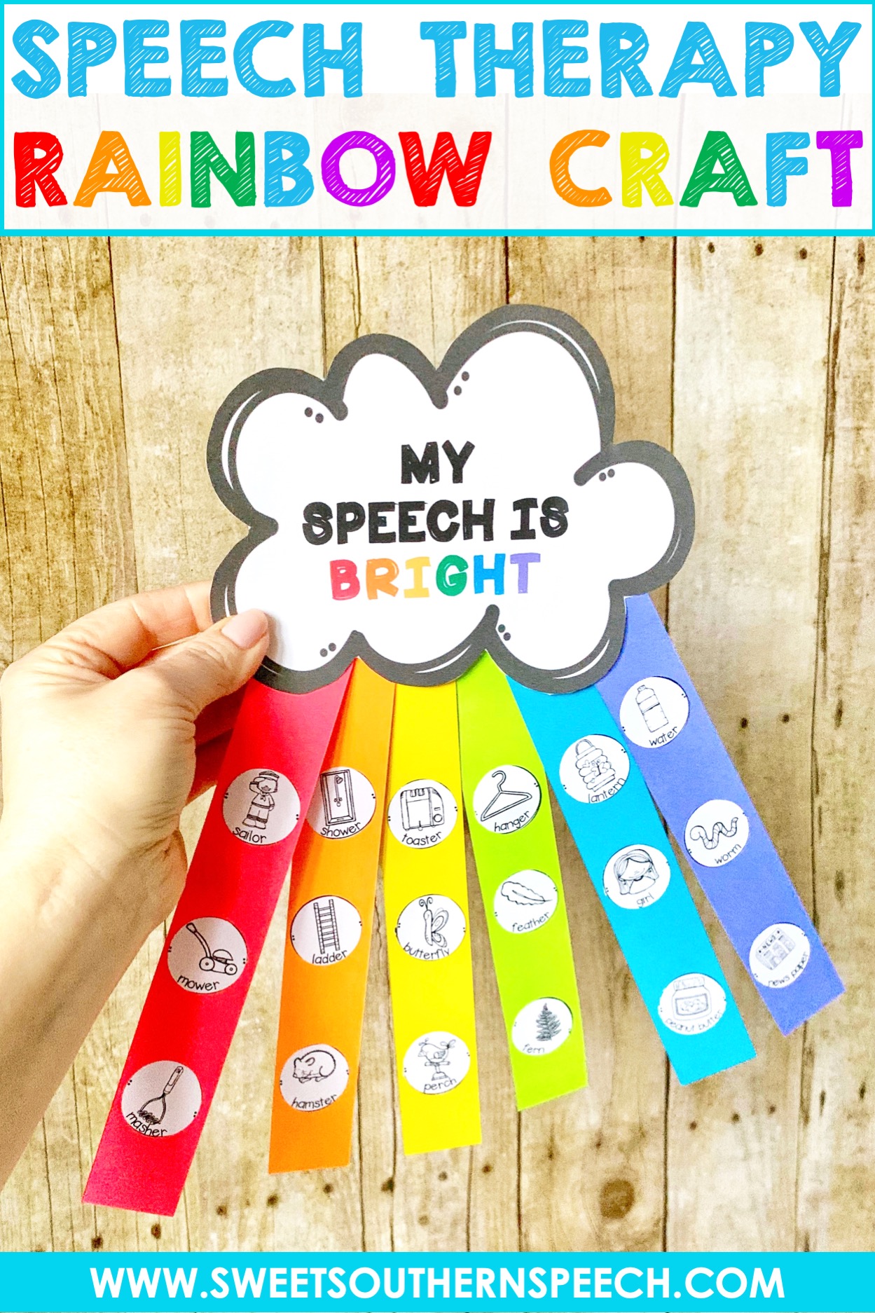 Rainbow Craft For Speech Therapy Sweet Southern Speech Rainbow Craft For Speech Therapy Sweet Southern Speech