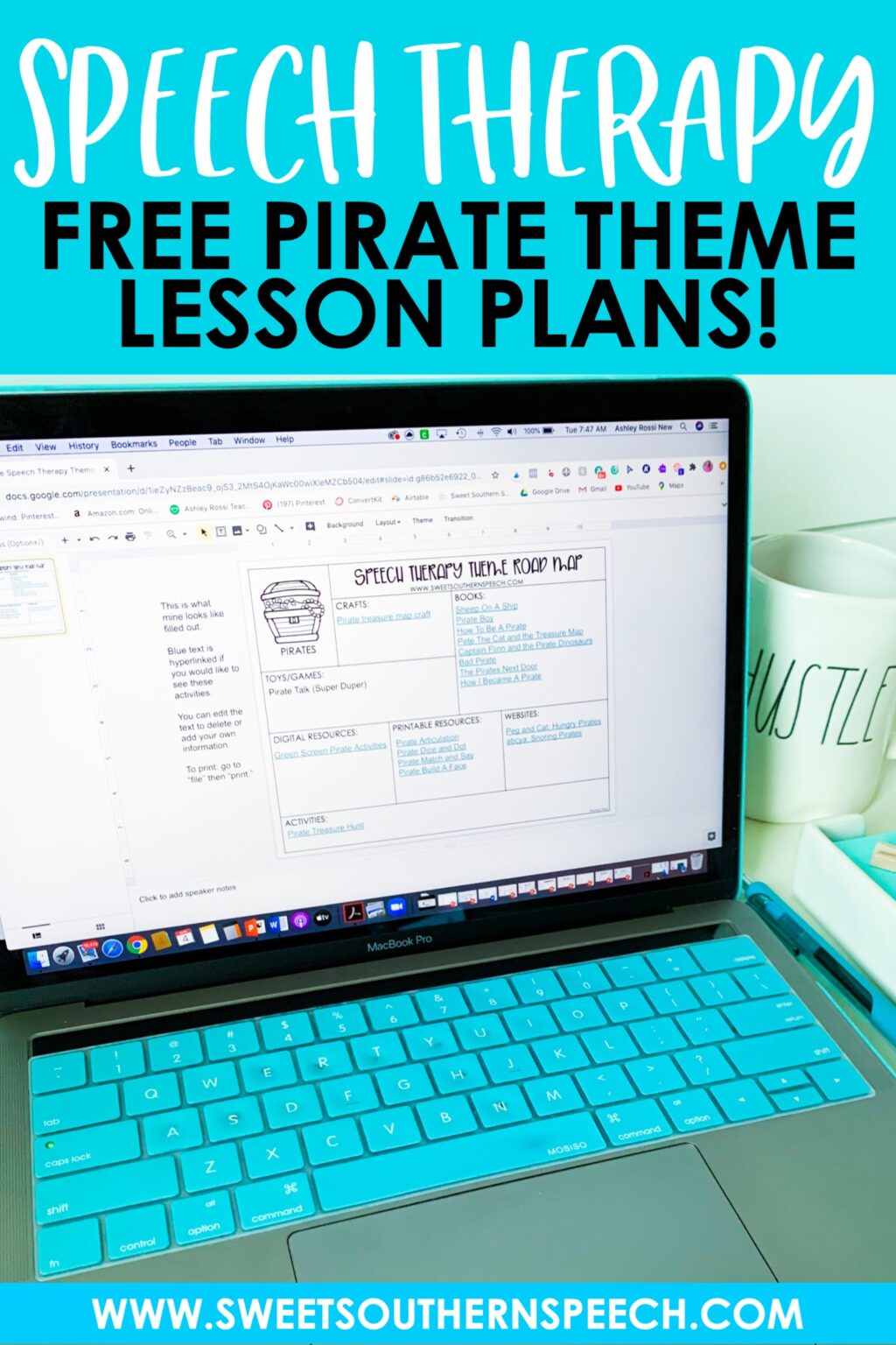 Creating Speech Therapy Lesson Plans for Themes - Sweet Southern Speech